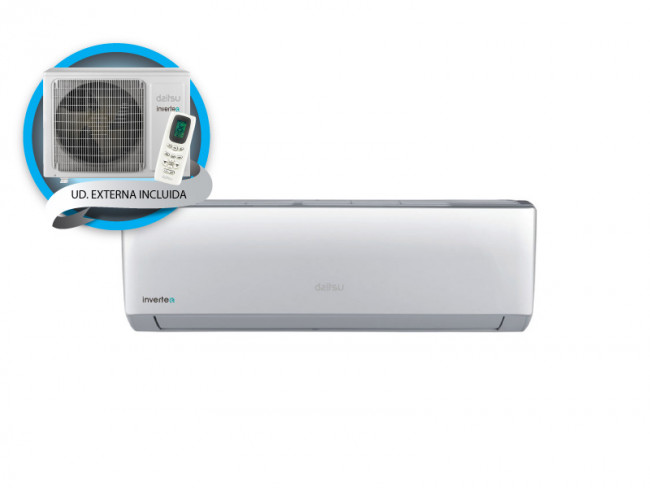 DAITSU AIRE ACONDICIONADO INVERTER MONO SPLIT 1X1 ASD-12UIDA (3NDA8345 ...