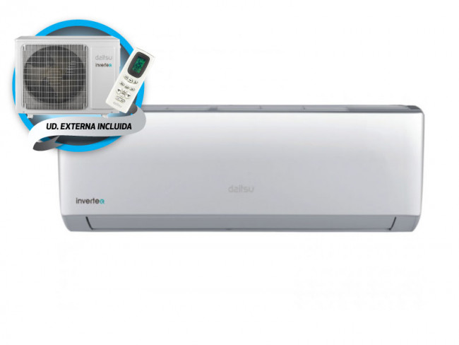 DAITSU AIRE ACONDICIONADO INVERTER MONO SPLIT 1X1 ASD-18UIDA (3NDA8350 ...