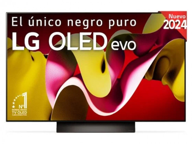 LG SMART TV OLED EVO C4 ALFA9 144HZ ULTRA HD 4K 55" LG OLED55C44LA Negro - oferta: 1.053,14 ...