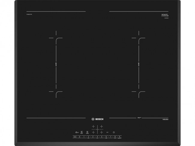 BOSCH PLACA DE INDUCCION BOSCH PVQ651FC5E 60CM 4 ZONAS DE COCCION MARCO ...