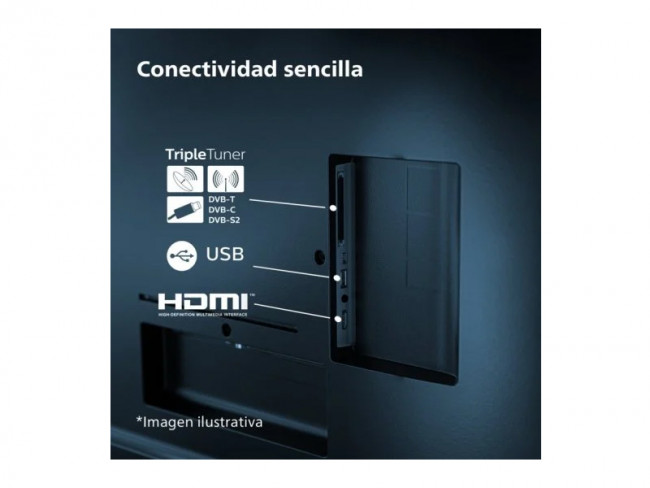 PHILIPS SMART TV LED HD READY 32" PHILIPS 32PHS6009/12 Negro - oferta ...